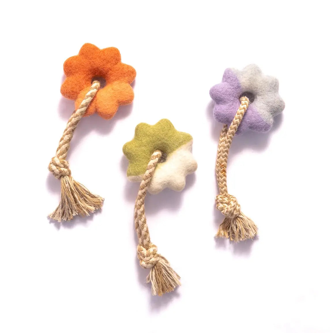 Wheely Good Time: Plastic-free, Organic Felt Wool & Cotton/Jute Rope ...