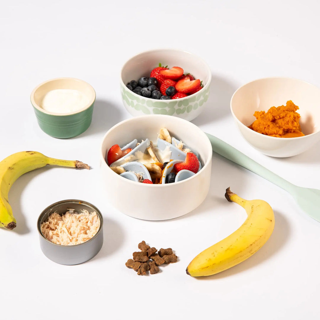 Good Vibes: Silicone Bowl Insert to Make Any Bowl A Slow Feeder ...