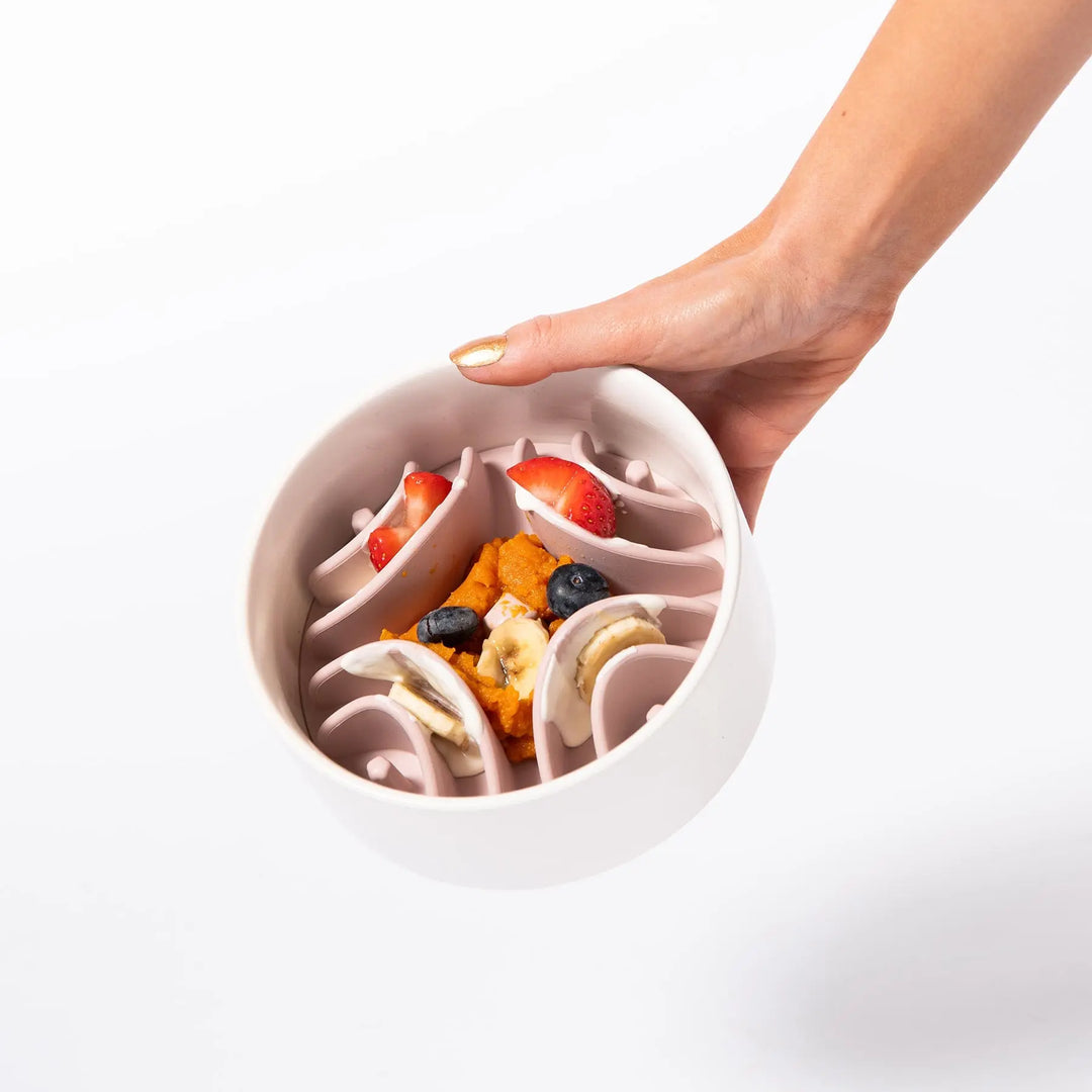 Good Vibes: Silicone Bowl Insert to Make Any Bowl A Slow Feeder ...